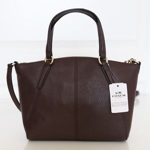 Coach | Bags | Coach F57563 Mini Kelsey In Pebble Leather Satchel ...